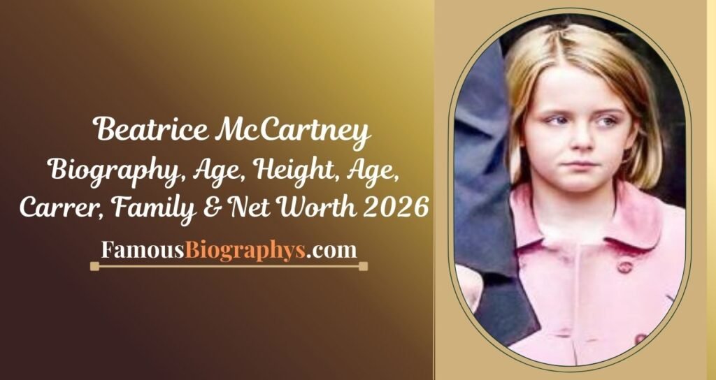 Beatrice McCartney Biography, Age, Birthday, Height, Career & Net Worth ...