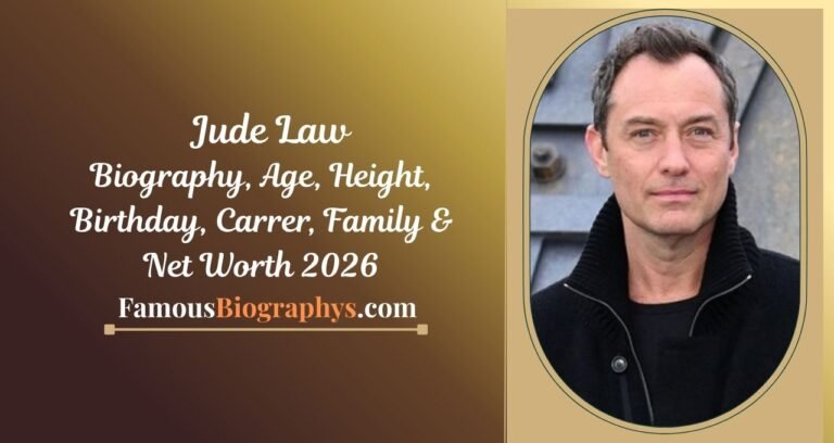 Jude Law Biography, Age, Height, Weight, Wife, Career & Net Worth 2026 ...